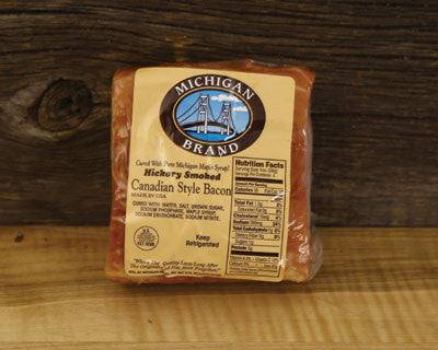 Canadian Bacon Chubs – Michigan Brand