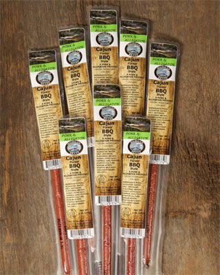 Cajun BBQ Alligator Exotic Snack Sticks – Michigan Brand